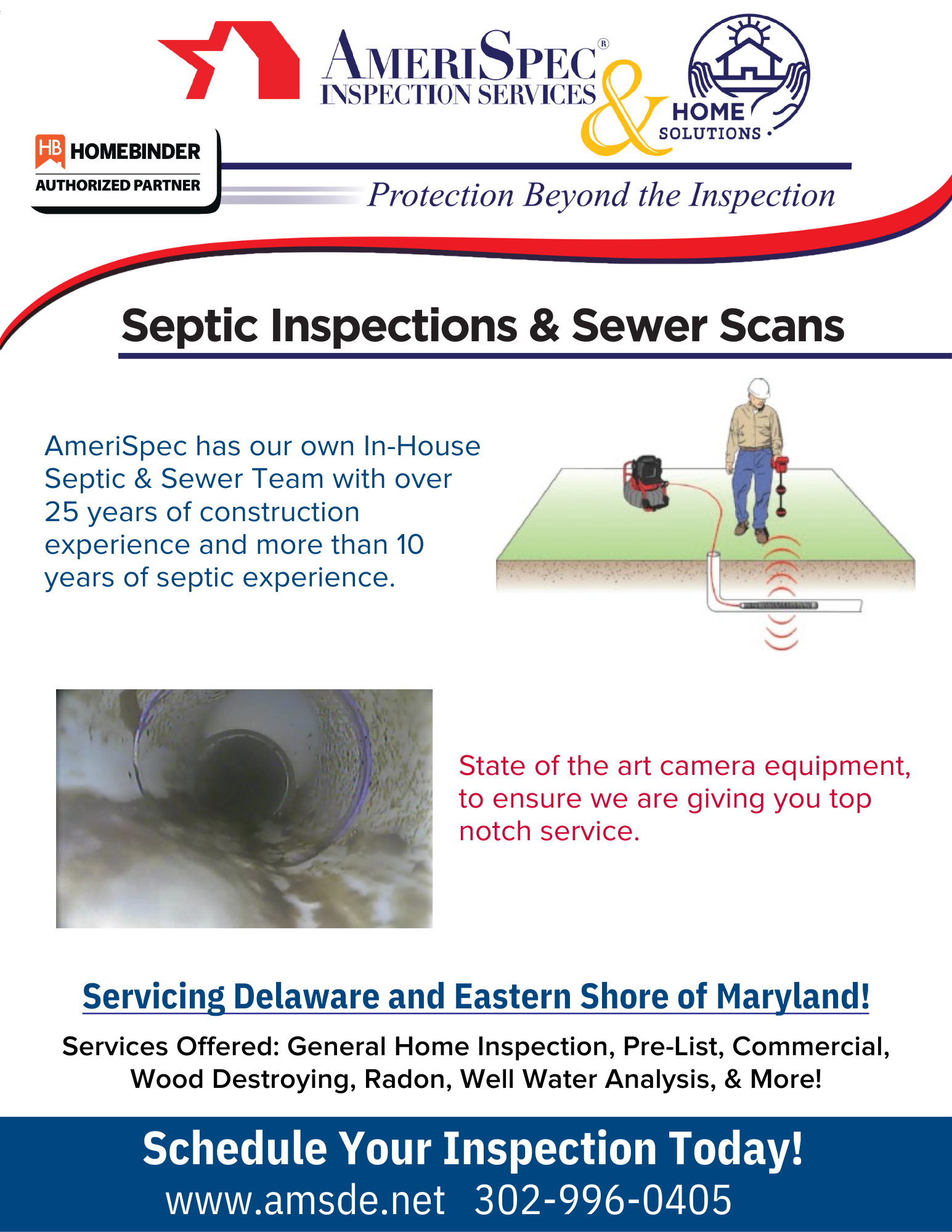 Sewer & Septic Inspections - AmeriSpec Inspection Services Delaware